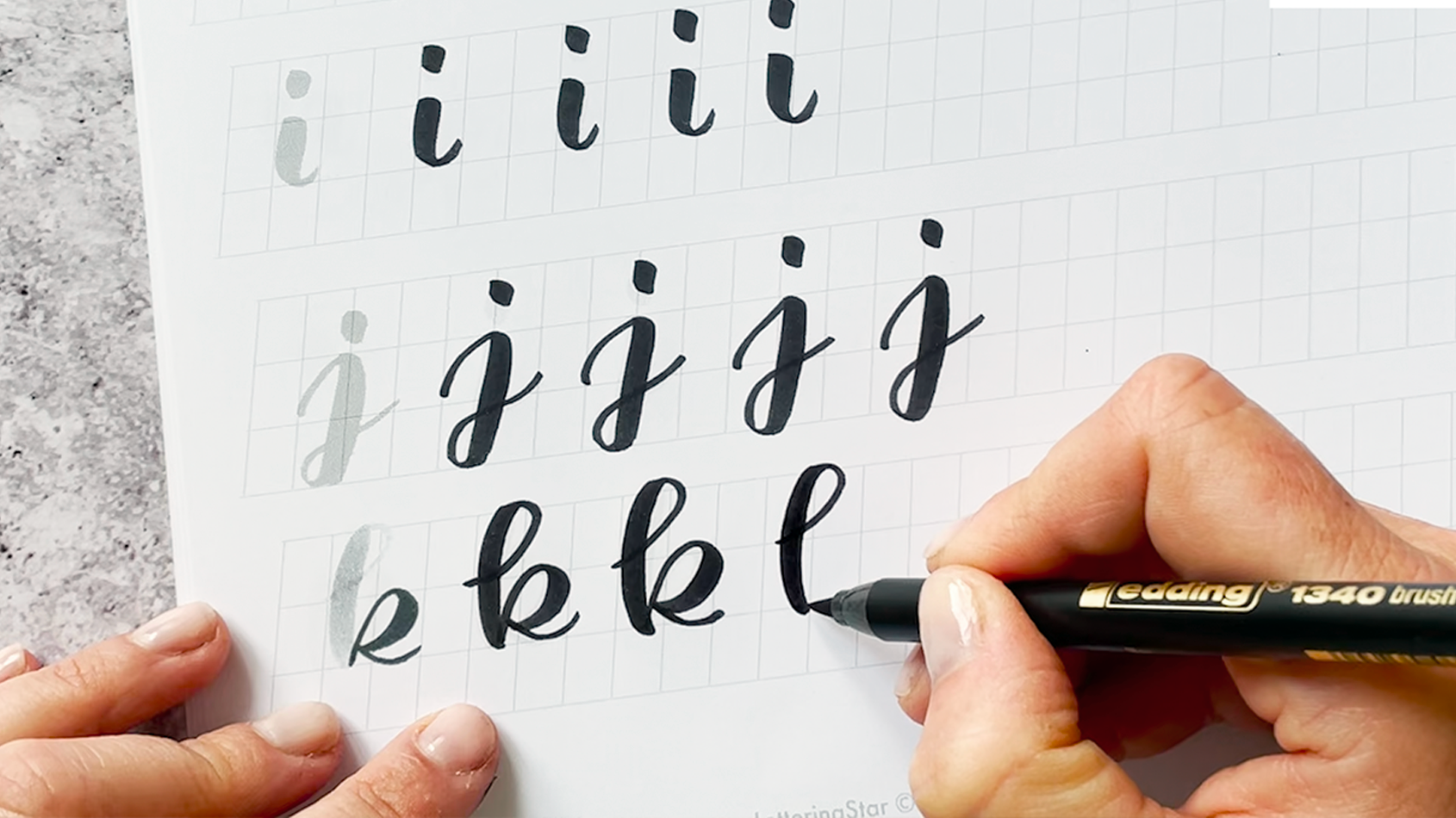 Handlettering Online Kurs – jubelfest-atelier.de